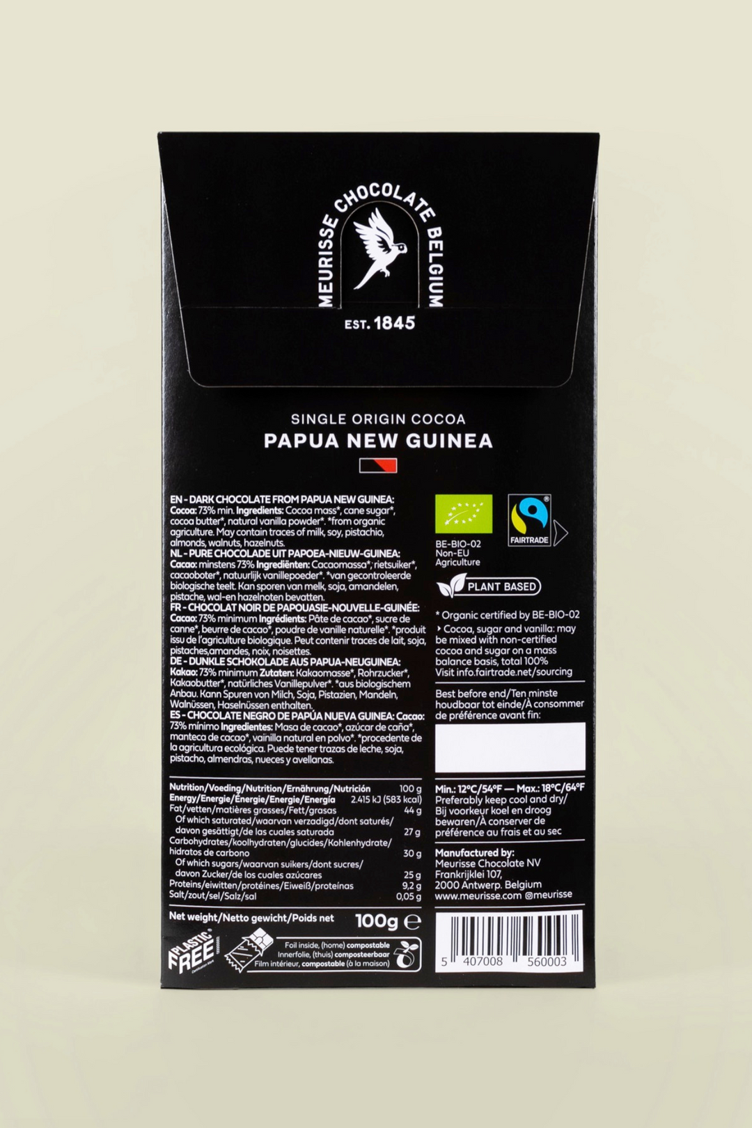 Meurisse Dark Chocolate From Papua New Guinea